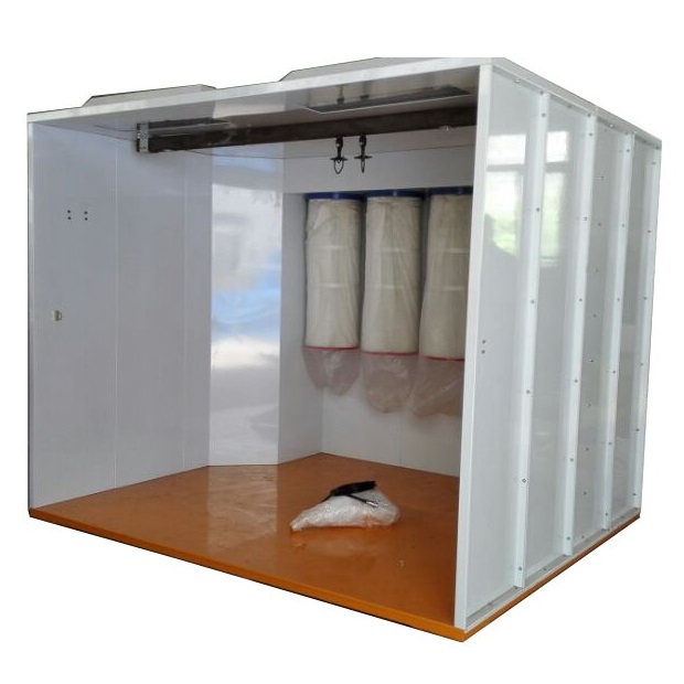 Open Face Powder Coating Booth for Sale - Buy Open Face Powder Coating ...